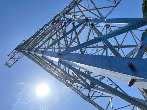 Quality Hot Dip Galvanized Angle Steel Electricity Transmission Tower for sale