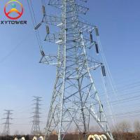 Quality Multi-circuit Galvanized Lattice Steel Electric Power Transmission Towers for sale