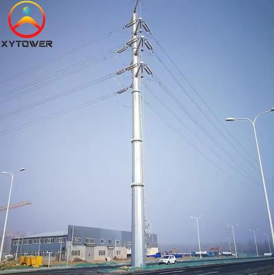 China Wholesale  Manufacturers 220kv Transmission Line Electric Power Tubular Tower for sale