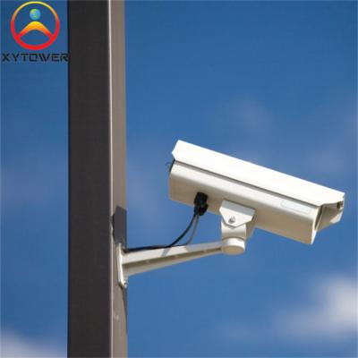 China 10FT 15FT 20FT Galvanised Steel Square Camera Pole for sale