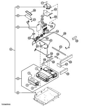 China 1035027 Wiring Harness Deere parts 50D, 35D, 27D for sale
