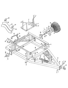 China 1022709 FUEL TANK MOUNT ASSEMBLY (diesel models only) Case parts 1600 for sale