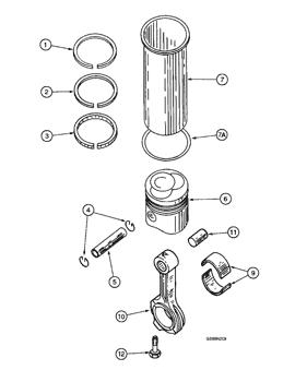 China 735242C91 REMAN-CONNECTING ROD Case parts DTI-466, DT-436, 1670, DTI-466B, DT-414, 1680, D-414, D-436, DTI-466C, D-466, 1640, DT-466B, DT-466, 1660 for sale
