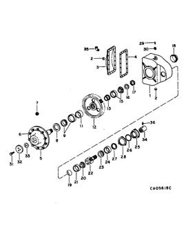 China 130884C1 SHAFT Case parts 1680, 1480 for sale