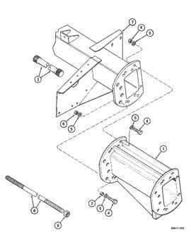China 242844A1 SHAFT Case parts 2366, 2166, 2344, 2144 for sale