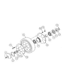 China 0302-593 Spacer, bearing, wheel for sale