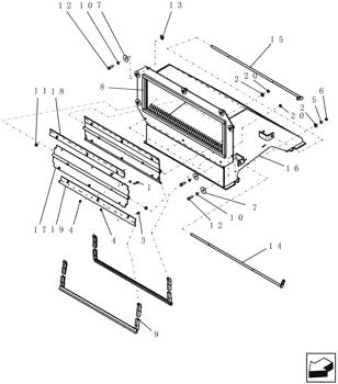 China 131-634 SPRING NUT,J, Ret, 3/8"-16 Case parts 3294, 590, 3394, 780, 3204, 1896, 3594, 1200, 580C, 1200PT, AFS, 35, 480C, 580F, 2090, 2094, 480D, 2096, 480E, ADX2180, 480F, ADX2230, 480F LL, ADX3260, 480LL, 2230, 3205, 2290, 2294, 2390, CASE, 2394... for sale