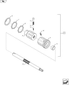 386511 SPRING,Compression, 7mm OD x 13.2mm L