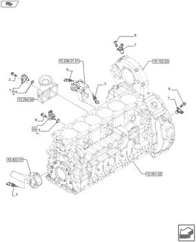 China 4899110 SCREW,Hex Flg, M6 x 1 x 20 Case parts F3BE0684H E902, 850M LT, F3BE0684J E902, FARMALL 85U, F3BE0684J E919, FARMALL 90, 850M WT/LGP, F3BE0684N E903, F3BE0684N E904, FARMALL 95, F3BE0684N E906, FARMALL 95C, F3BE0684N E915, F3BE0684N E916, ... for sale