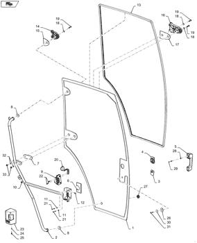 308633A1 SPACER Case parts CX100, CX50, CX60, CX70, CX80, CX90, 3230, 3330, PATRIOT 3240, PATRIOT 3340, SPX3320, MAGNUM 180, MAGNUM 190, MX180, MAGNUM 200, MX200, MAGNUM 210, MX210, MX215, MAGNUM 215, MX220, MAGNUM 220, MX230, ...