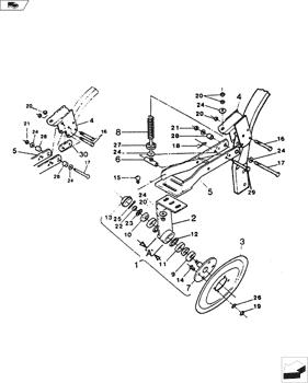 02333300 BRACKET Case parts NPX5300, 5300, 3250, 3300, 4200 II, 4250, 3200, FERTILIZER, 4300, 4100 II, 5250, 3100