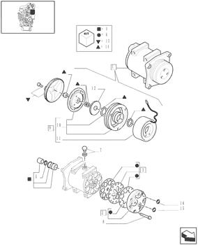 87334407 CLUTCH Case parts PUMA 115, PUMA 125, MAXXUM 125, MAXXUM 100, PUMA 140, PUMA 155, MAXXUM 110, MXU100, MXU110, MAXXUM 120, MXU115, MAXXUM 130, MXU125, MXU130, MAXXUM 115, MXU135, MAXXUM 140