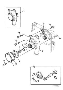 China 02/200852 Kit-repair water pump JCB parts for sale