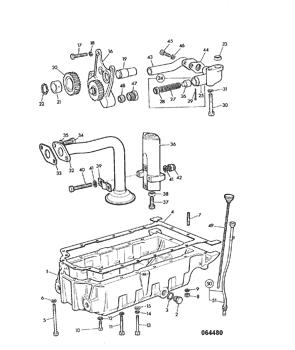 China 02/100061 Pump Oil JCB parts for sale