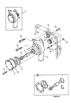 China 02/200450 Pump water JCB parts for sale