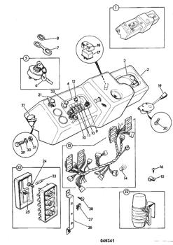 China 701/02600 Switch ignition JCB parts for sale