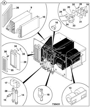 China 32/925230 Filter internal at angle, paper JCB parts for sale