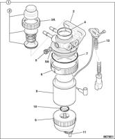 China 32/925915 Element fuel filter reverse flow JCB parts for sale