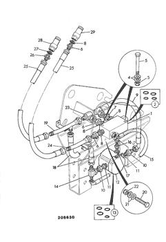 China 20/301100 Motor compactor 4 bolt mounting Seal Kit 20/951234 JCB parts for sale