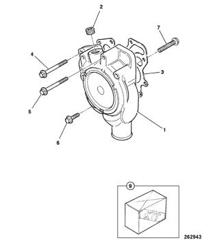 China 02/201840 Pump water JCB parts for sale