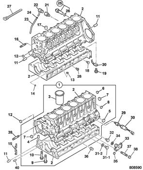 China 02/801017 Stud M10 x 36.5 L=48.5 JCB parts for sale