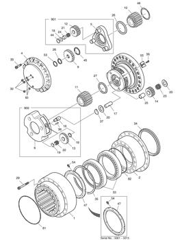 China 104-00036 GEAR;PLANETARY NO.3 Doosan parts for sale