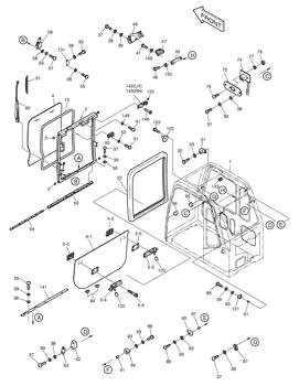 China 2622-1427B PANEL ASS'Y;FRONT Doosan parts for sale