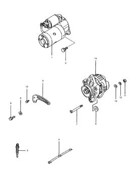 China MF244855 BOLT;WITH WASHER Doosan parts for sale
