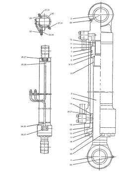 China 03B523-1 COVER;ROD Doosan parts for sale