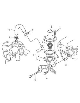 15531-7301-0 THERMOSTAT Doosan parts