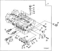 China 0412304 Plug Deere parts 490E for sale