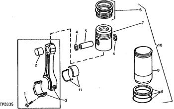 China AR55759 Piston Ring Kit Deere parts 400, 350B, 455D, 444, 444C, 301A, 480, 450, 302, 480A, 450B, 444D, 350C, 450C, 440, 710B, 480C, 450D, 401B, 300B, 570, 401D, 544, 401C, 410, 540, 302A, 410B, 310, 310A for sale