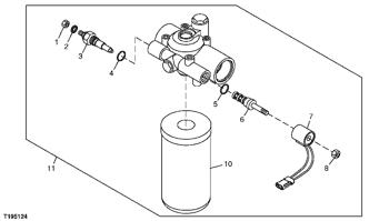 China KV18462 Solenoid Valve Deere parts 323D, 320E, 332D, 240, 323E, 333D, 326D, 318D, 260, 326E, 319D, 328D, 318E, 329D, 320D, 319E for sale