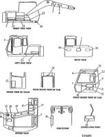 China 2028792 Label Deere parts 290D for sale