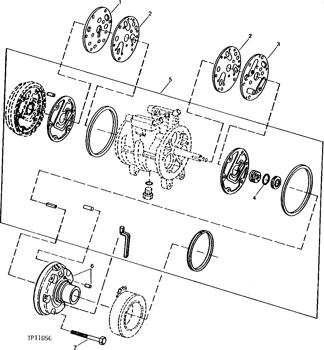 China RE10978 Plate Deere parts 2955, 844, 444E, 595, 344E, 2355, 643, 690D, 510B, 643D, 690ELC, 2755, 670B, 315C, 690C, 644E, 790D, 770B, 693C, 644G, 300D, 544E, 690CR, 850B, 410B, 595D, 410C, 790, 410D, 544G, 540E, 310C, 892DLC for sale