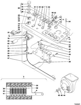 AT195301 Switch Deere parts B25C, 903JH, 844J, B30C, 909JH, 690D, 1850, WL56, 210K, 210LE, 210LJ, 485E, 700H, 300D, 330B, 750C, 750C-II, 335C, 6.8, 335D, 430B, 435C, B35C, 437D, 310C, 530B, 310E, 535, 310G, 660D, 59000, 350C, 31...