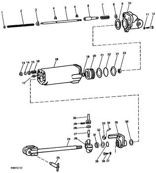 China R26441 Back-Up Ring Deere parts 500A, 440, 500B, 646, 660D, 500C, 350B, 510, 646C, 444, 2750, 644A, 450, 2755, 644B, 450B, 644C, 444C, 450C, 2955, 743, 770, 760A, 540, 770A, 640, 500, 570, 740, 544, 544B, 544C, 743A, 440C, 740A, 540... for sale