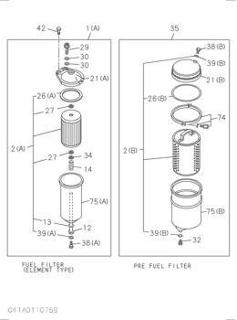 China 1878100272 ELEMENT KIT; FUEL FILTER for sale