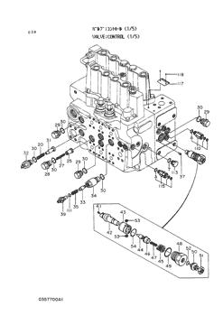 0309501 ADAPTER Hitachi parts EX120