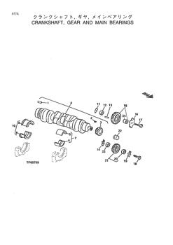 19M8966 SCREW Hitachi parts DX75M-D, LX100-5, LX120-5