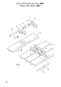 China 18493 LINK;TRACK(L) Hitachi parts UH04M for sale