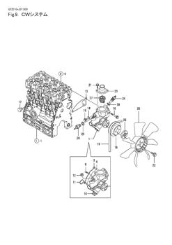 129916-49740 PLUG, R03 Hitachi parts ZX17U-2, ZX17UNA-2, ZX30U-3F, ZX33U-3F, ZX35U-3F, ZX38U-3F, ZX48U-3F, ZX50U-3F, ZX52U-3F