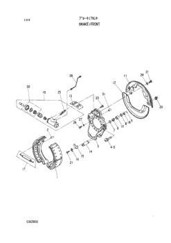 0266834 BRACKET Hitachi parts EX160WD
