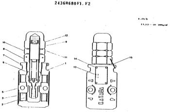 2436N680R100 REPAIR KIT CONSISTS OF REF 6 - 11 Kobelco parts MD400LC