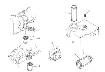 China 2446R332D2 ELEMENT, FILTER, OIL FUEL FILTER PRIMART, Engine for sale