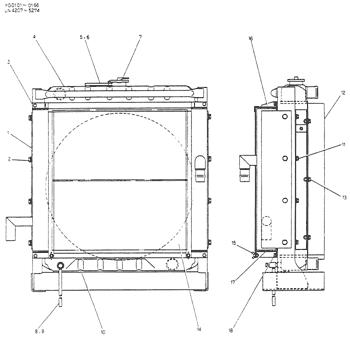 China 2452U01F1 RADIATOR ASSY Kobelco parts K907CLC, K907C for sale