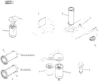 China 24100U1890S12 FILTER ELEMENT, HEATER Kobelco parts SK250, SK250LC for sale