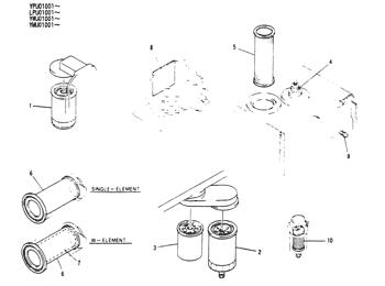China 24100U1496S12 FILTER Kobelco parts SK250, SK250LC, SK100, SK200, SK120, SK270LC, SK120LC, SK300, SK200LC, SK300LC, SK150LC, SK220, SK160LC, SK130, SK130LC, SK220LC, SK400, SK400LC for sale