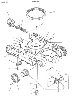 China 24100N1808F1 ROLLER ASSY SEE FIG. 05-007 Kobelco parts for sale