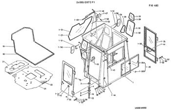 China 2427P1453 GLASS Kobelco parts for sale
